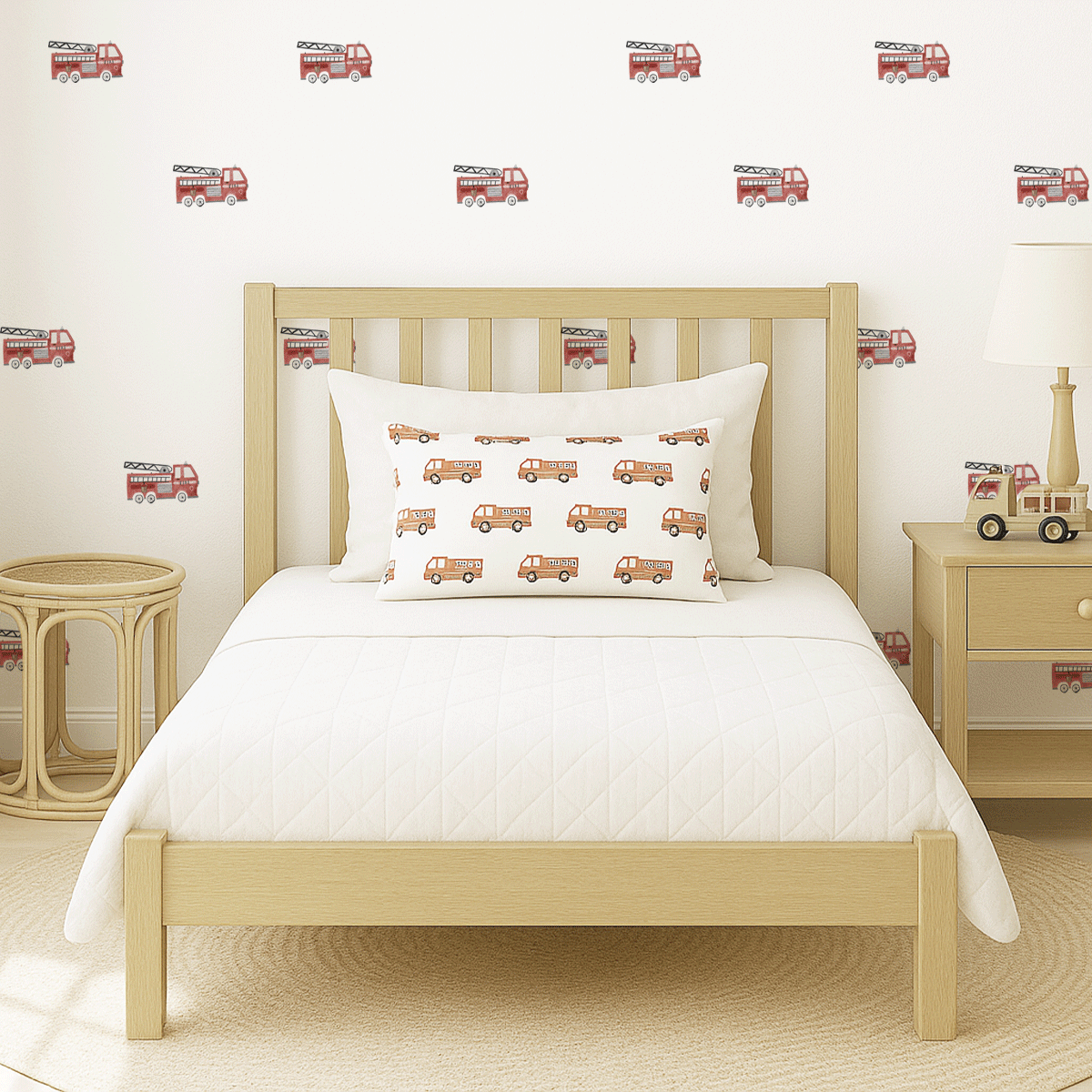 Feuerwehr Stoff-Wandsticker für Kinder – Abenteuer fürs Kinderzimmer ...