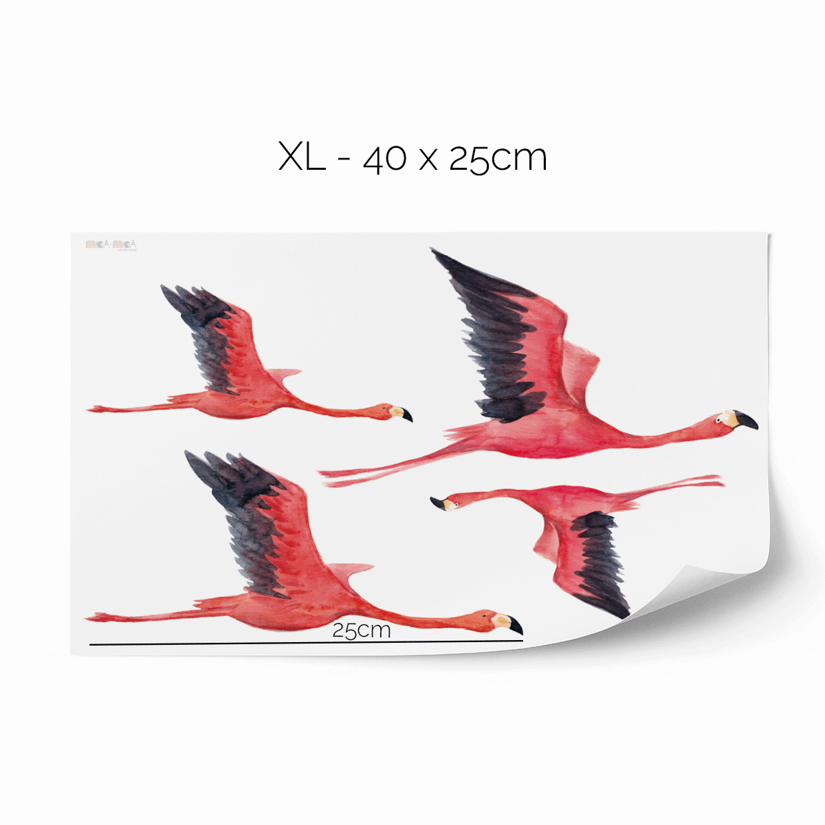 Jungle wall stickers - Tropical safari - flamingos – MICA-MICA
